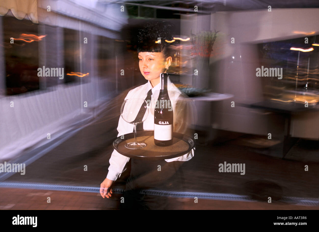 RICHE CLASS OF RUSSIA WAITRESS AT A CLASSY ITALIAN RESTAURANT WHERE ...