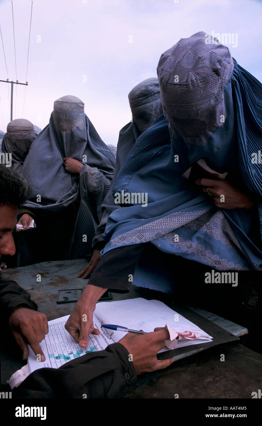 REBIRTH OF A NATION PUTTING THUMB PRINT AS SIGNATURE AS WOMEN COLLECT ...