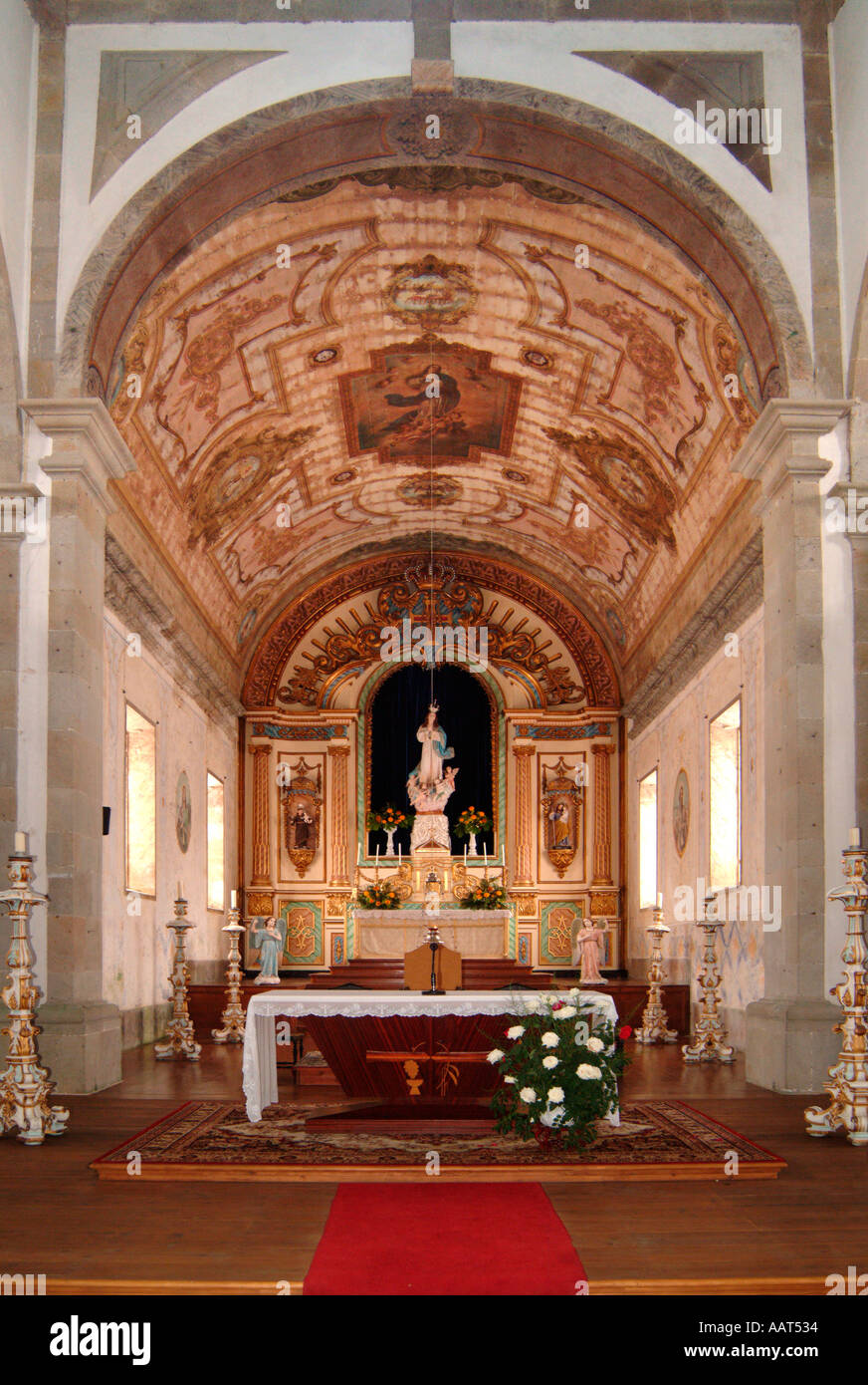 Inside a church Stock Photo - Alamy