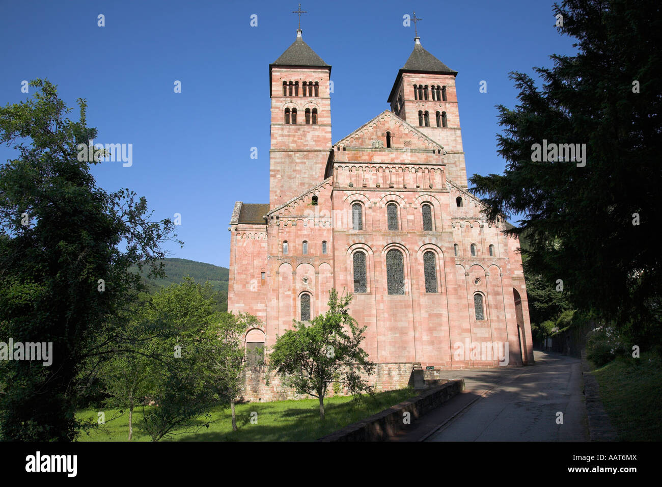 Church of St. Leger, Murbach Abbey Stock Photo - Alamy