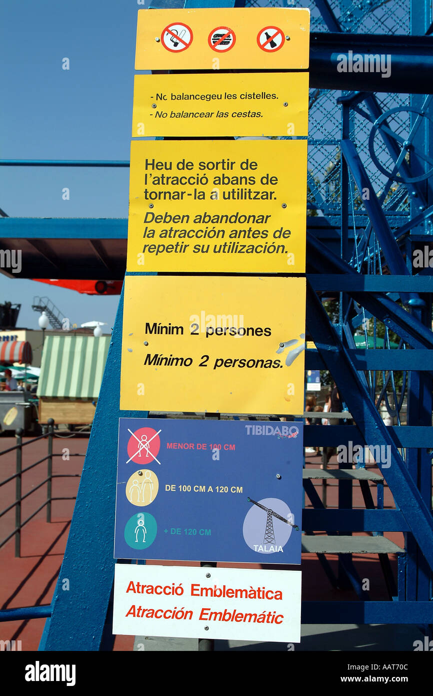 Height sign ride hi-res stock photography and images - Alamy