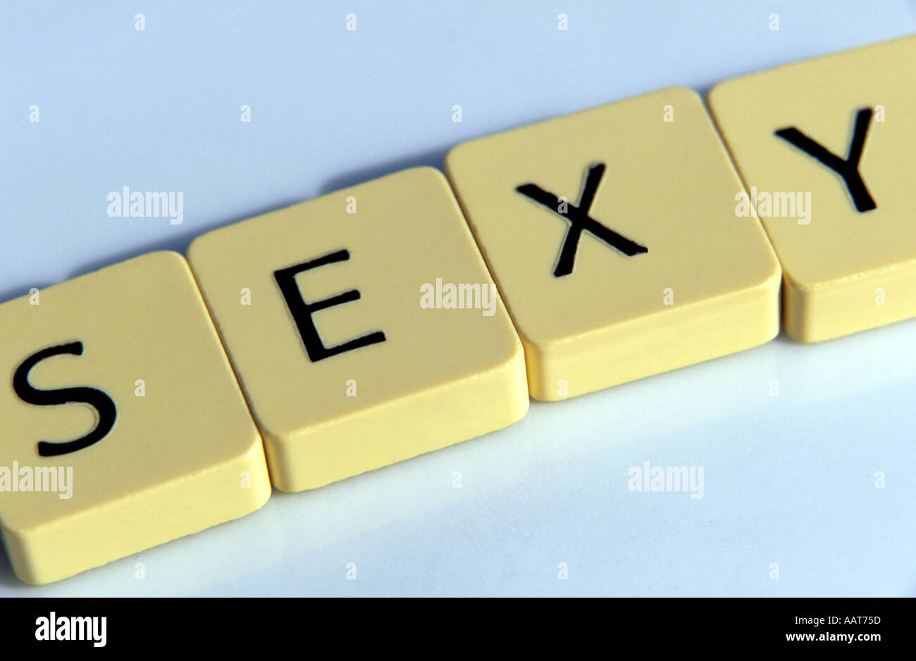 Sexy world with scrabble letters Stock Photo - Alamy