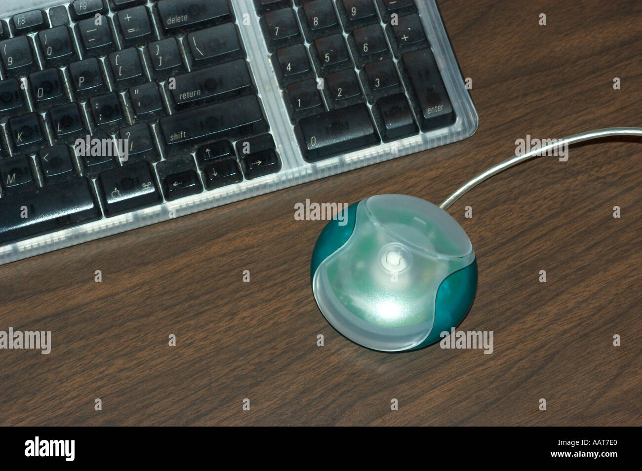 computer mouse Macintosh and keyboard Stock Photo - Alamy
