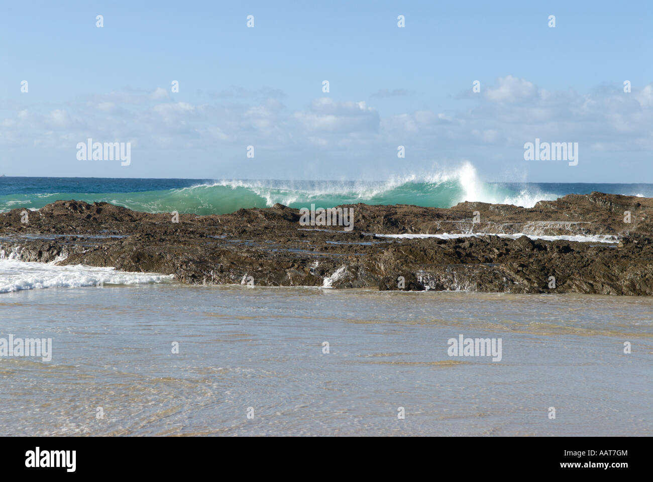 Waves Snapper Rocks Queensland Australia Stock Photo - Alamy