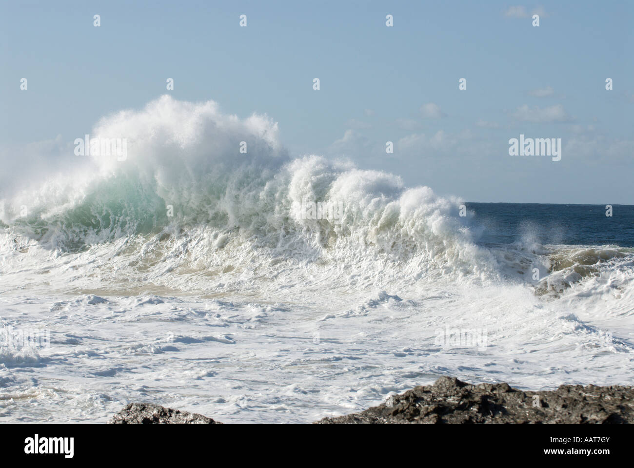 Waves Snapper Rocks Queensland Australia Stock Photo - Alamy