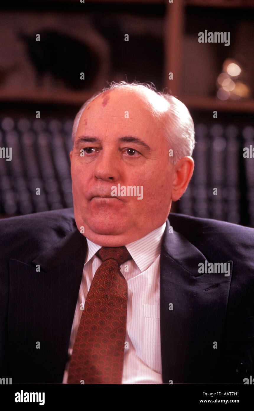 MIKHAIL GORBACHEV RUSSIA 1995 Stock Photo - Alamy