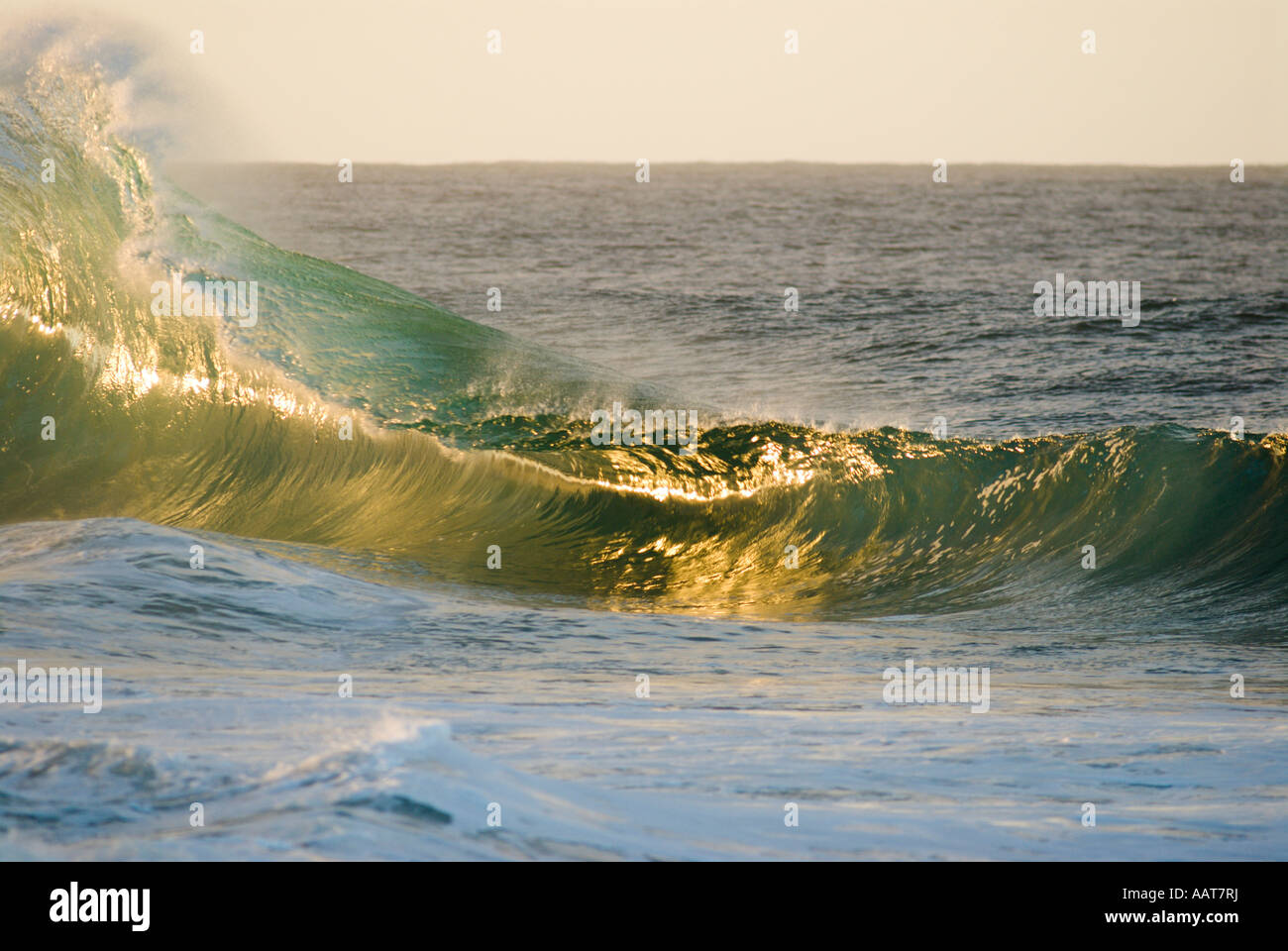 Breaking ocean waves, Queensland, Australia Stock Photo - Alamy