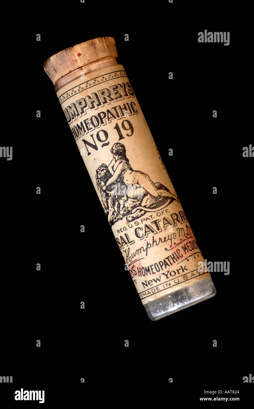 Humphreys homeopathic medications Old vials of homeopathic medications ...