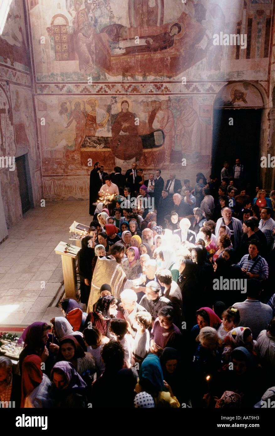 Orthodox priest communion hi-res stock photography and images - Alamy
