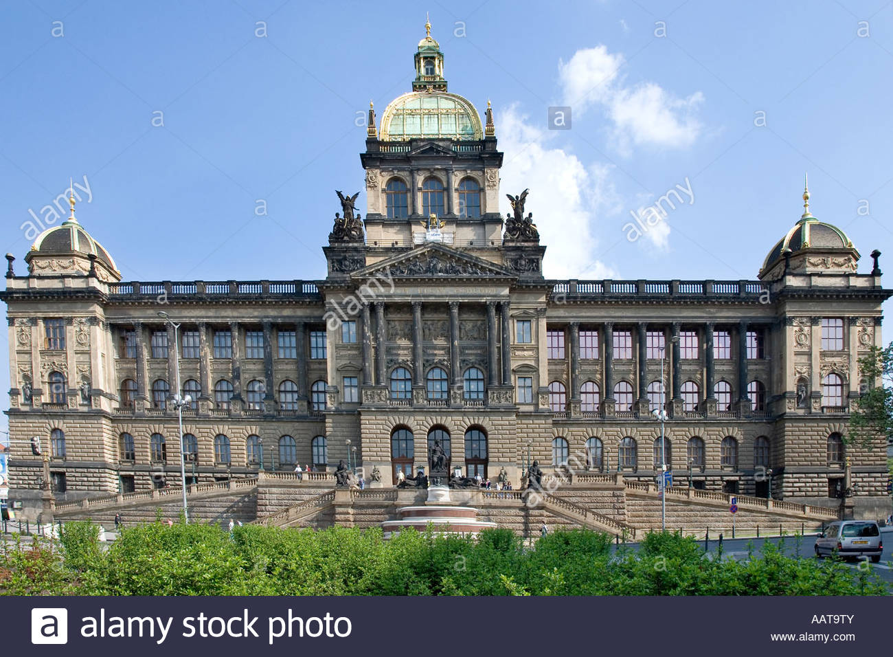 Vaclavske namesti Narodni museum Stare Mesto Praha Ceska Republika ...