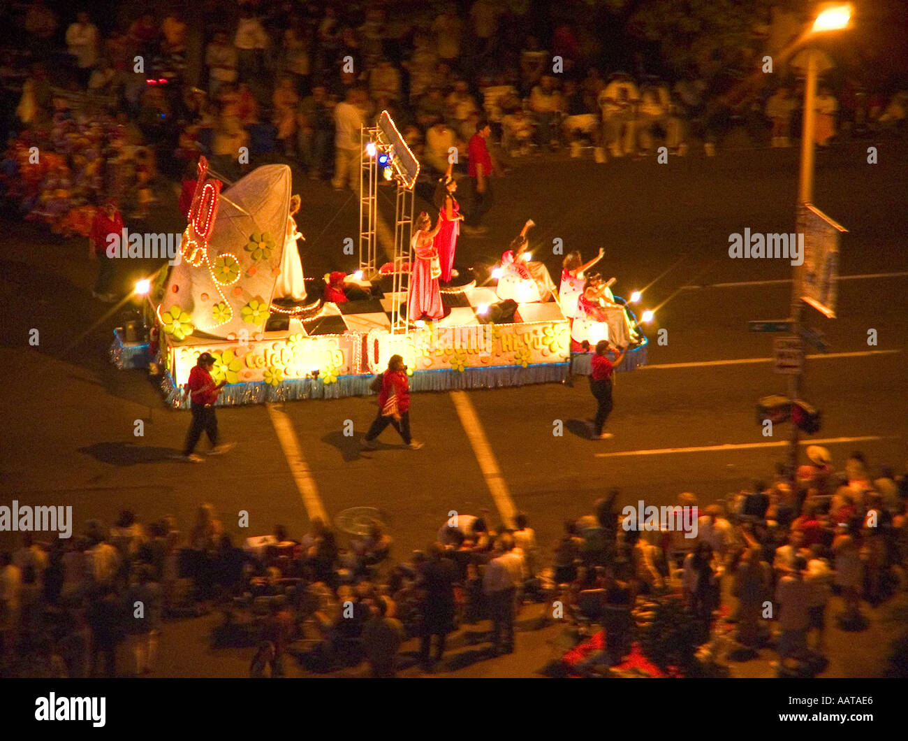 Lighted american flag hi-res stock photography and images - Alamy