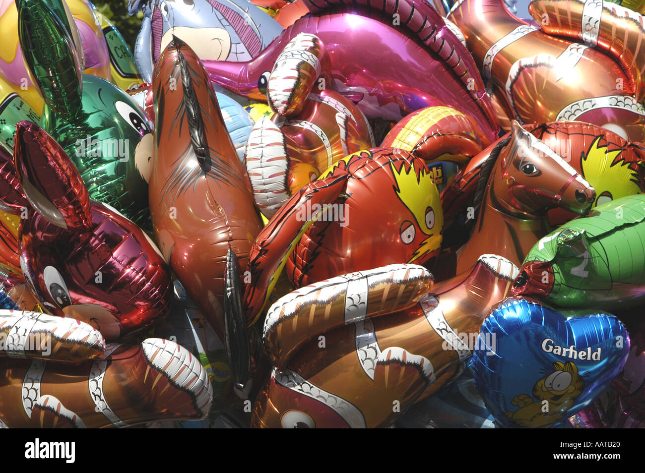Balloons St Giles Fair Oxford Stock Photo - Alamy