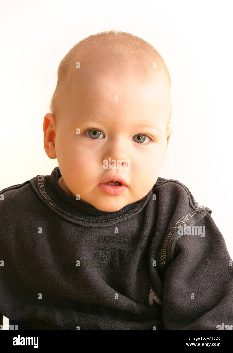 Young boy portrait Isolated Stock Photo - Alamy