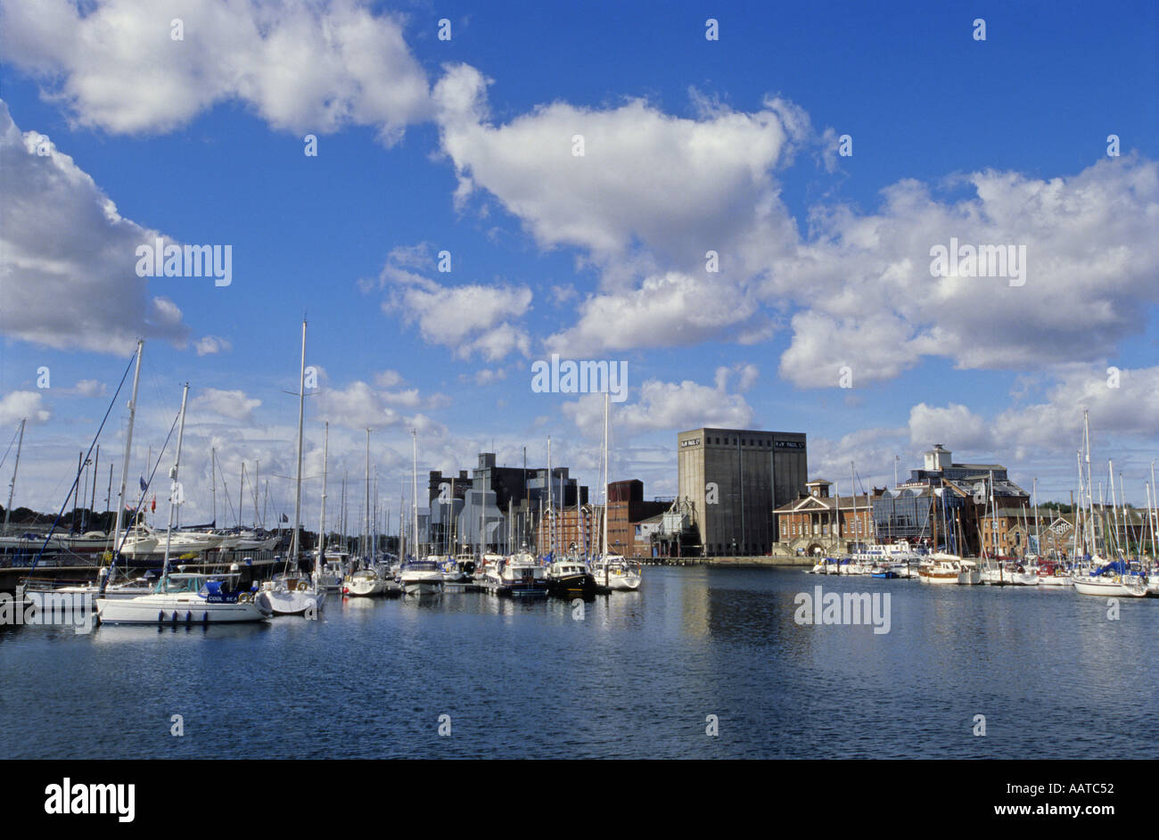 The Evolving Ipswich Wet Dock Stock Photo - Alamy