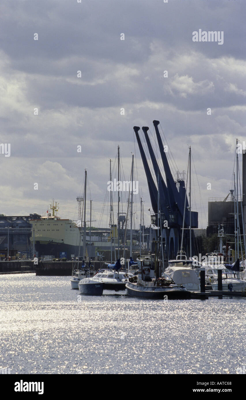 Ipswich Port and Wet Dock Stock Photo - Alamy
