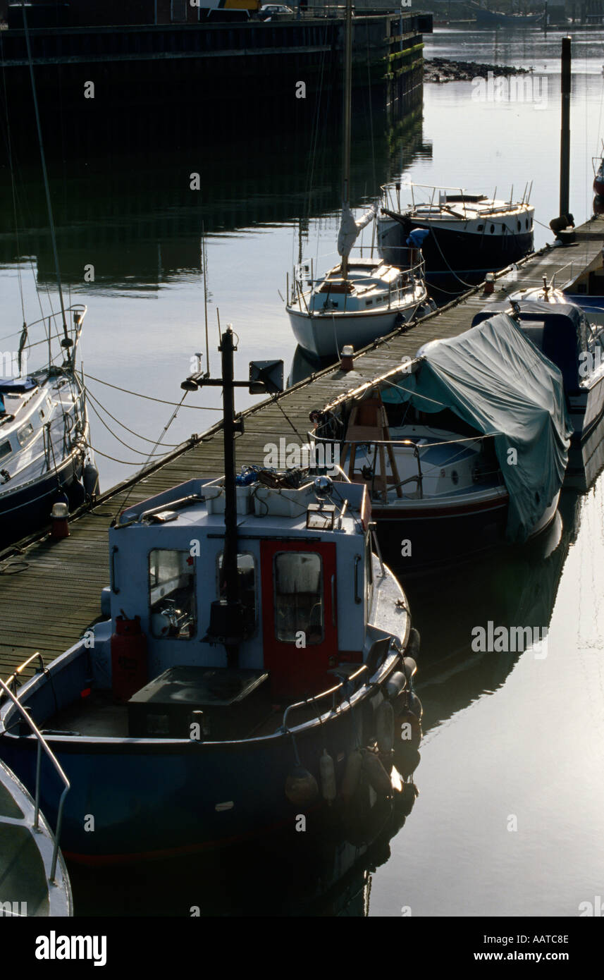 Old and New at the Port of Ipswich Stock Photo - Alamy