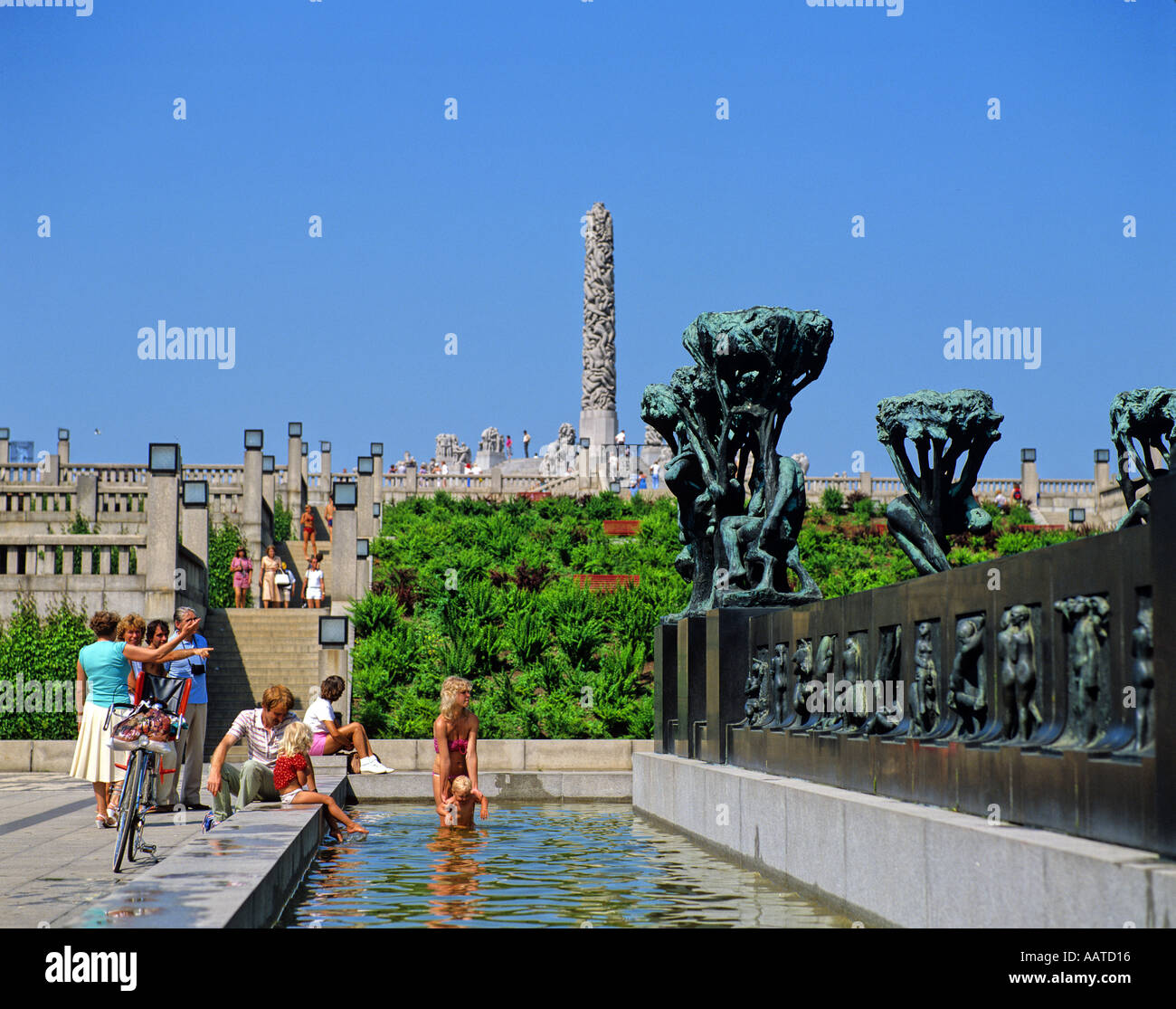 Vigeland Sculpture Park in Oslo Norway Stock Photo - Alamy