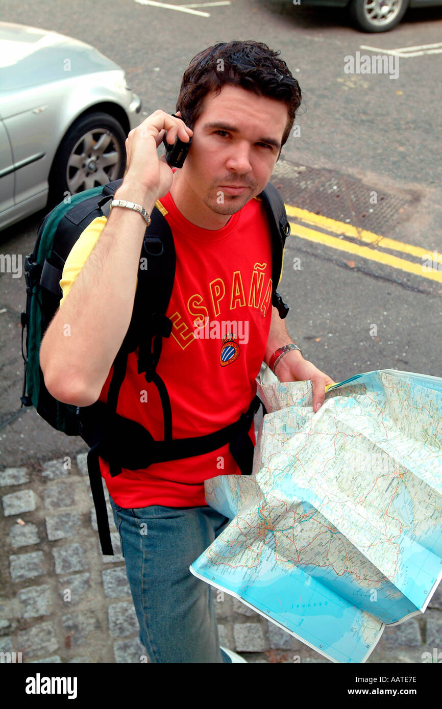 Mobile phone map Stock Photo - Alamy