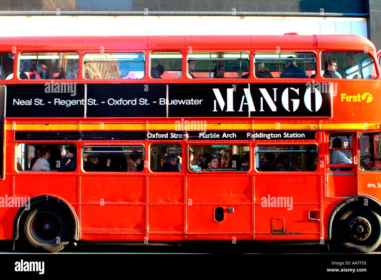 Routemaster bus in London Stock Photo - Alamy