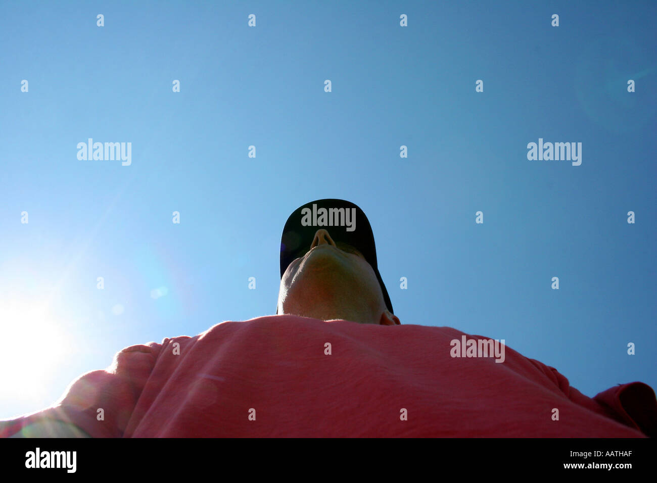 man from below Stock Photo - Alamy