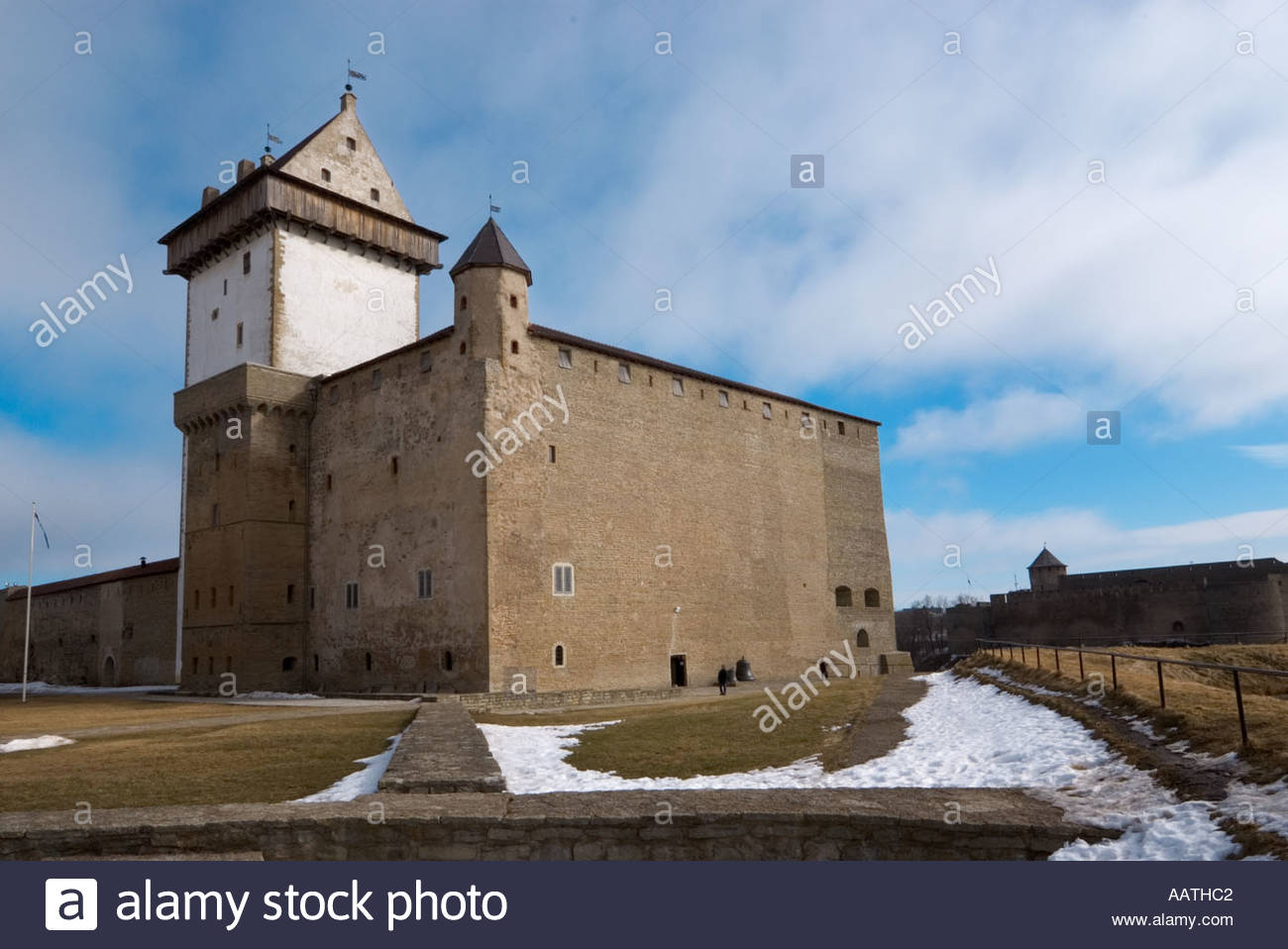 The Old Estonian Russian Border River High Resolution Stock Photography ...