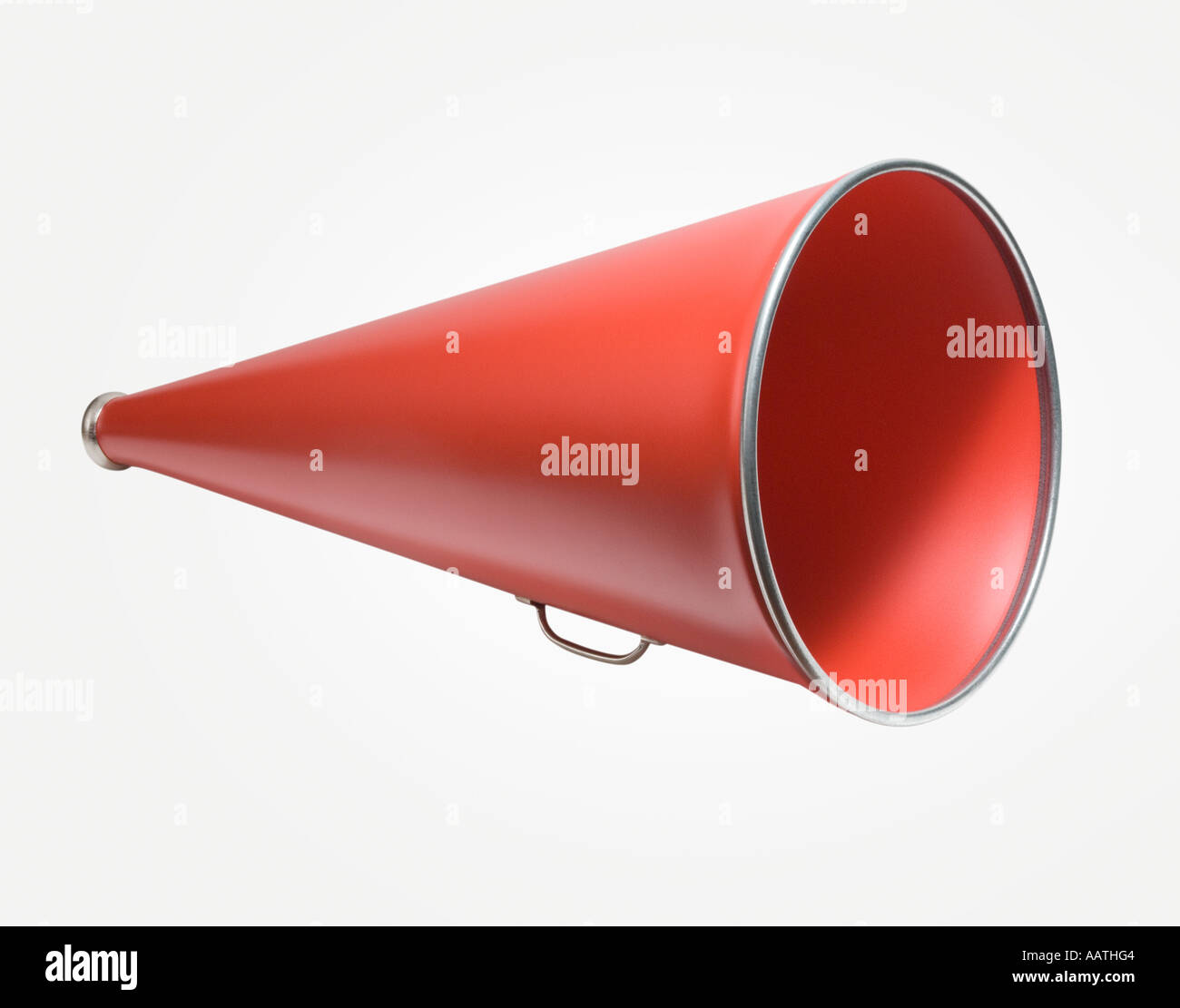Large Red Megaphone Stock Photo - Alamy