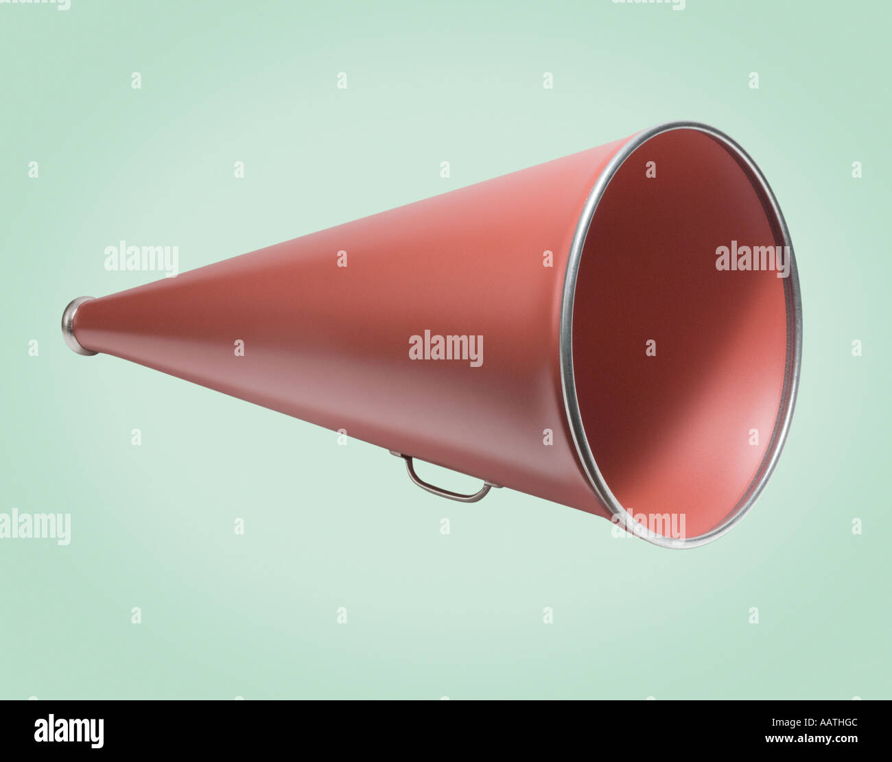 Large Red Megaphone Stock Photo - Alamy