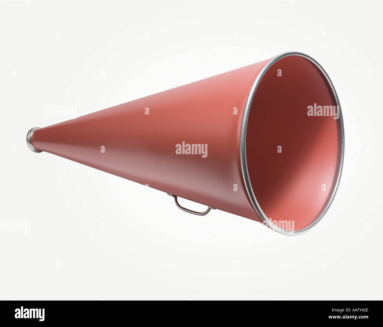 Large Red Megaphone Stock Photo - Alamy