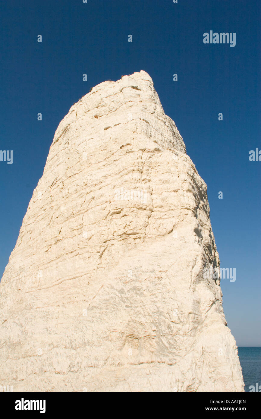 The white rock known as Pizzomunno or Faraglione di Vieste, Gargano ...