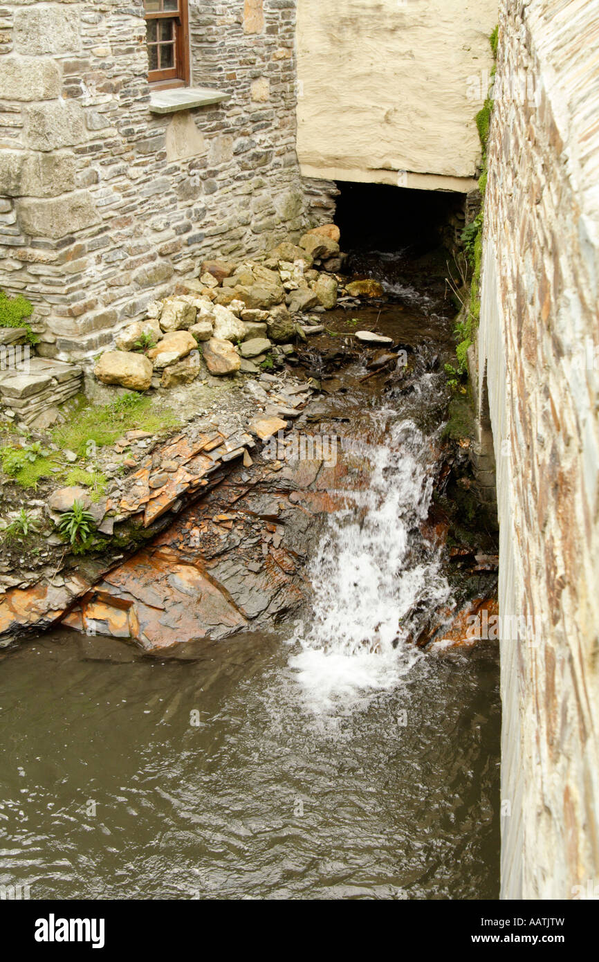 The joining of the rivers Jordan and Valency , Boscastle, Cornwall ...