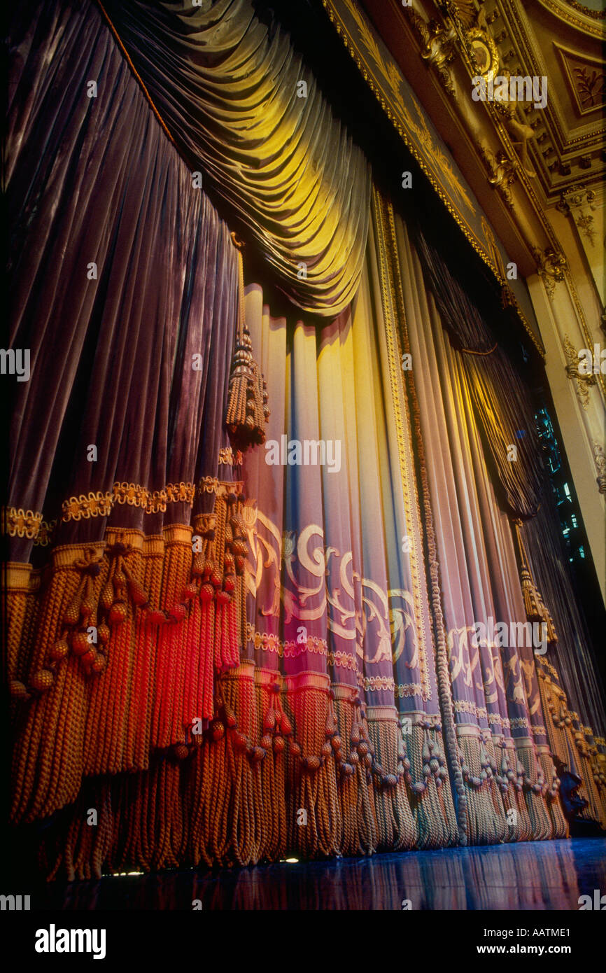 Victorian theatre stage heavy curtain hi-res stock photography and ...