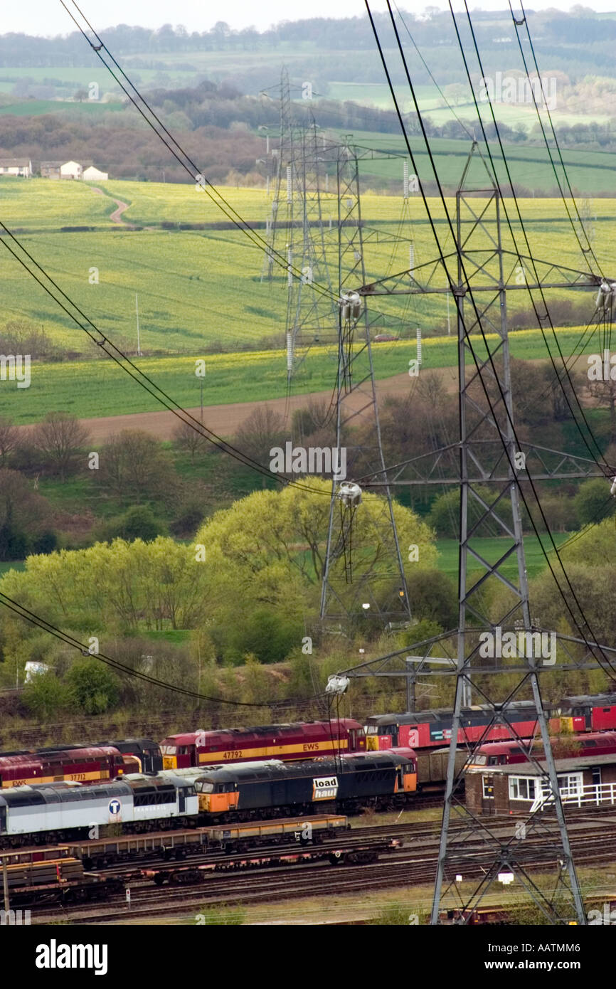Goods marshalling yard Horbury Bridge Stock Photo - Alamy