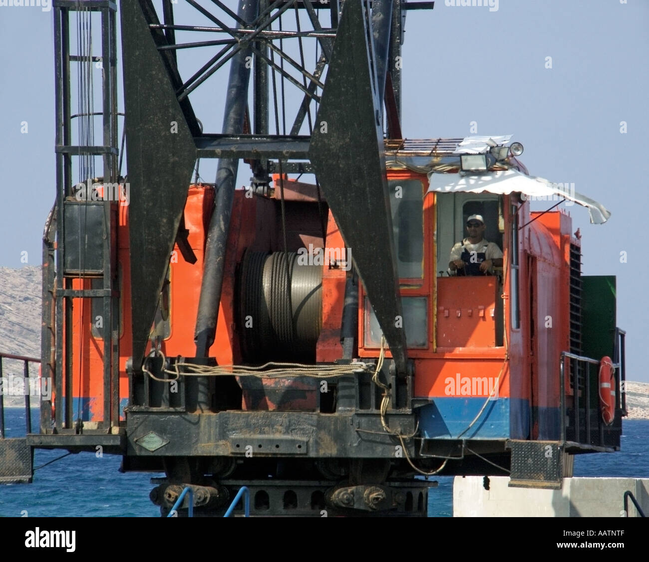 Dredging crane hi-res stock photography and images - Alamy