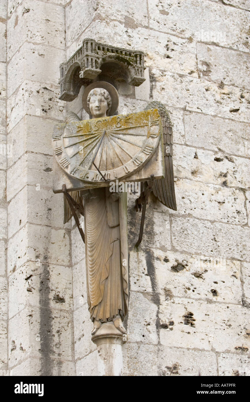 Chartres cathedral france detail carved hi-res stock photography and ...
