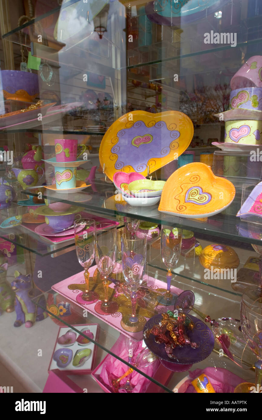 Tableware shop window, Paris, France Stock Photo - Alamy