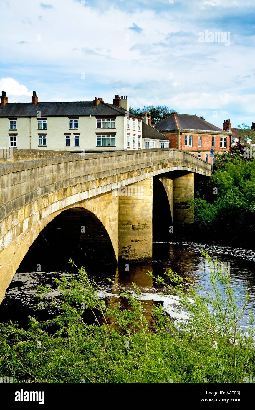 The Bridge over the River Ure at Boroughbridge North Yorkshire Stock ...