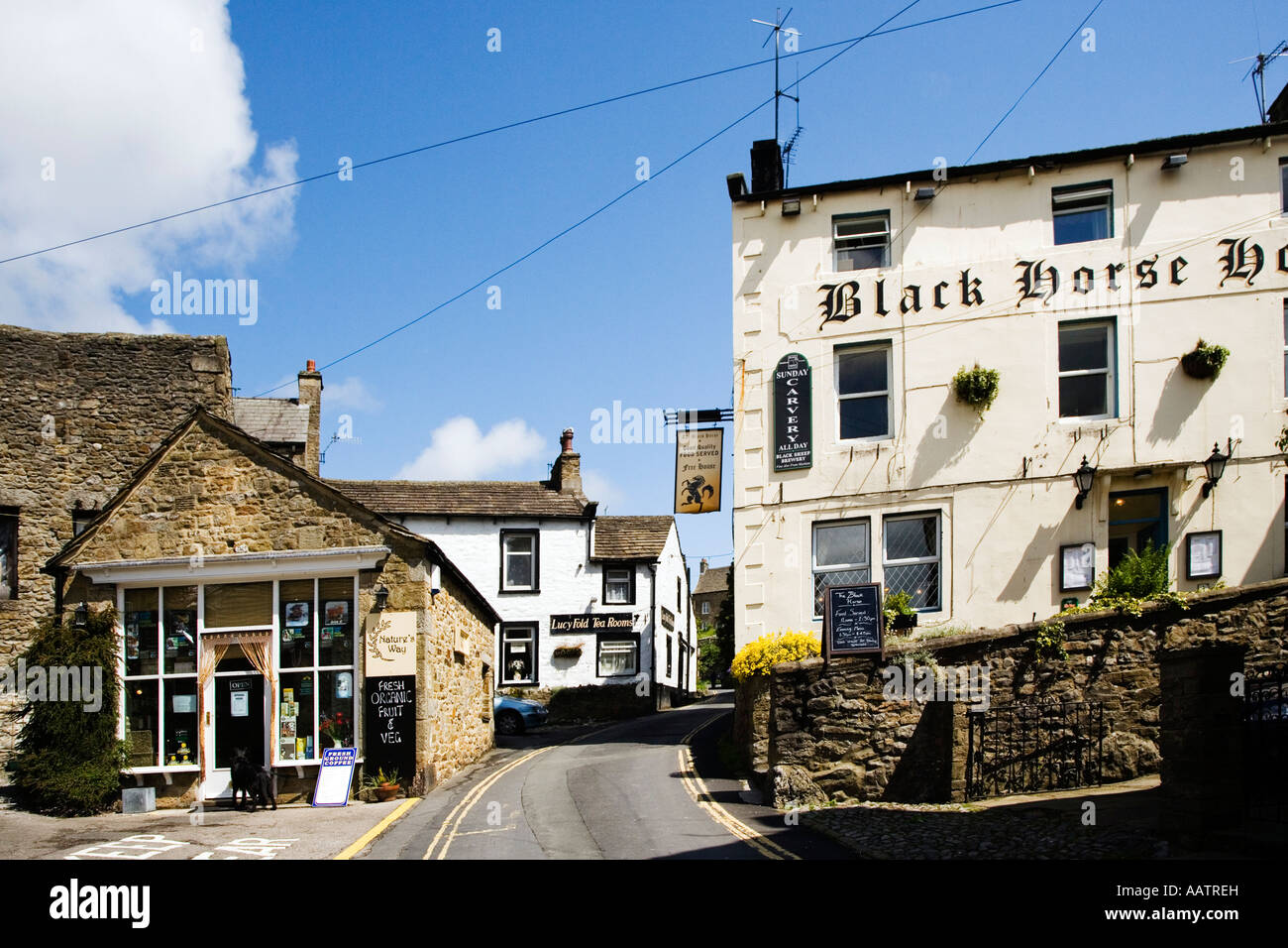 Grassington Village Wharfedale Yorkshire Dales National Park England ...