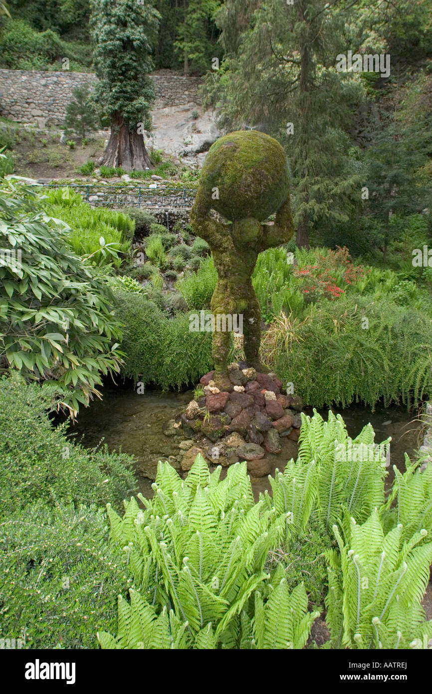 Water feature on the woodland Sissi walk, Merano, Alto Adige, Italy ...
