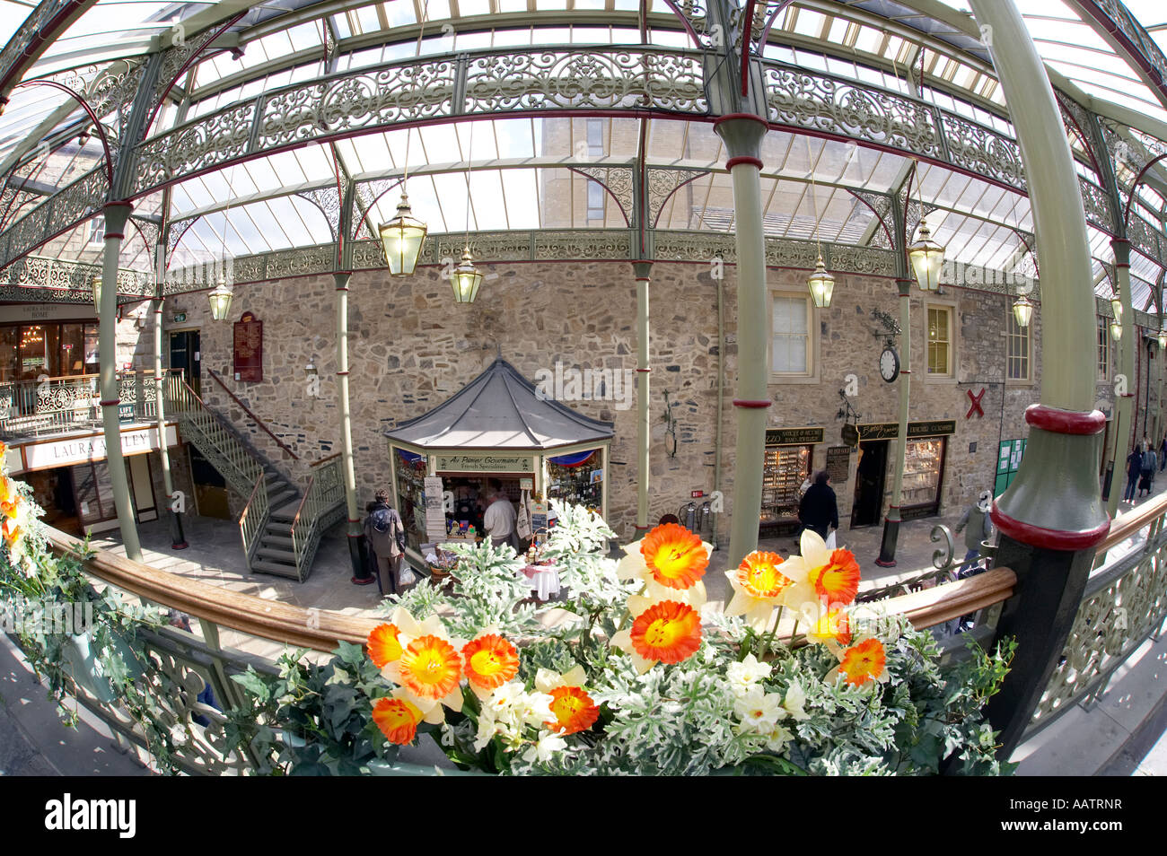 Craven Court Victorian Style Shopping Arcade Skipton North Yorkshire ...