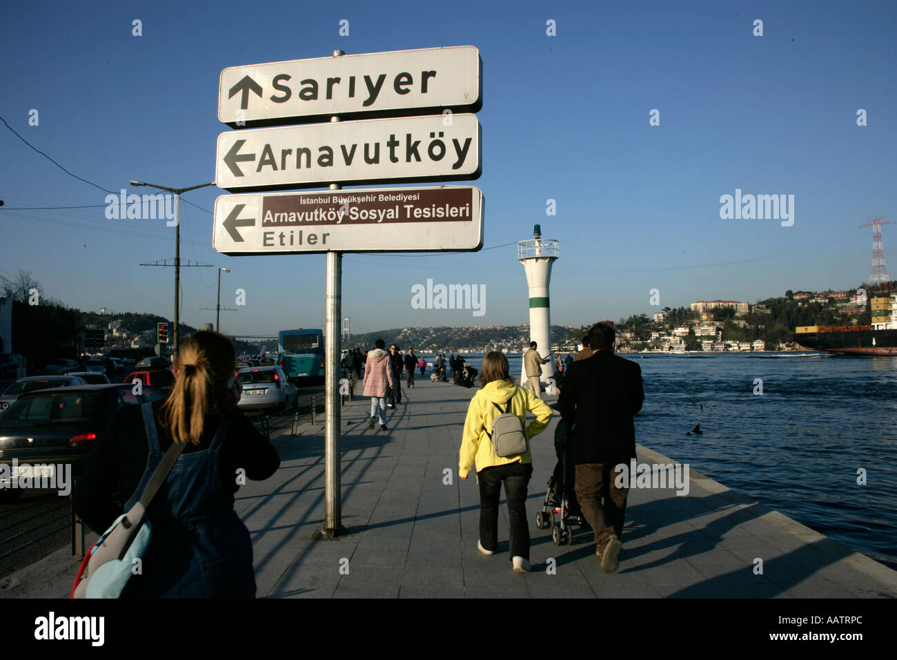 THE WATERFRONT AT ARNAVUTKOY, ISTANBUL, TURKEY Stock Photo - Alamy