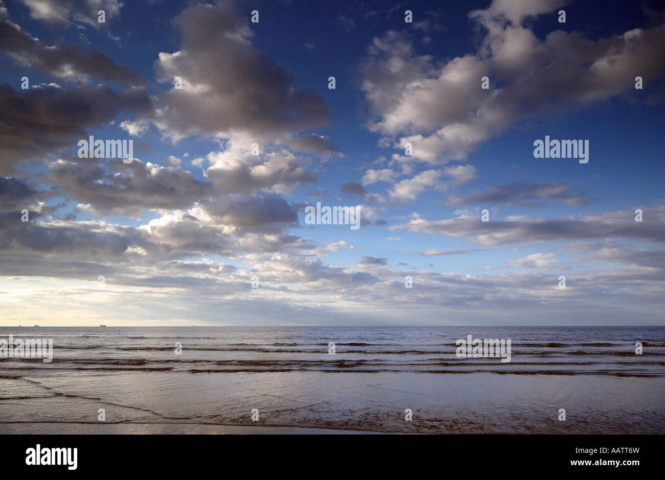 Sea Sky and Clouds North Sea England Stock Photo - Alamy