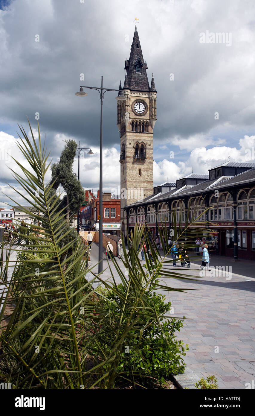 Clock Tower Darlington Town Centre High Resolution Stock Photography ...