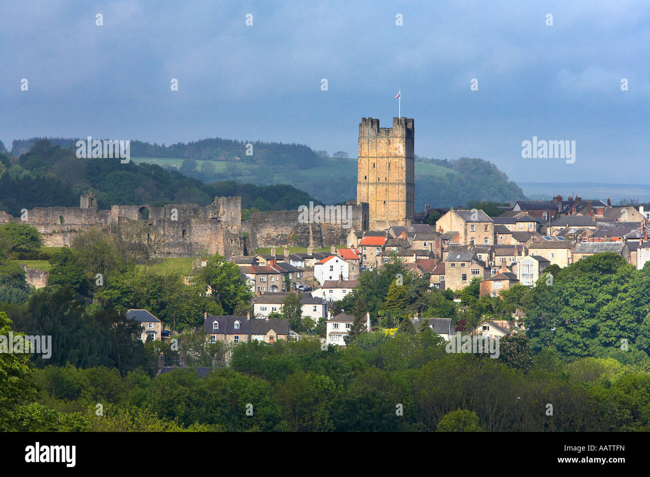 Easby castle hi-res stock photography and images - Alamy