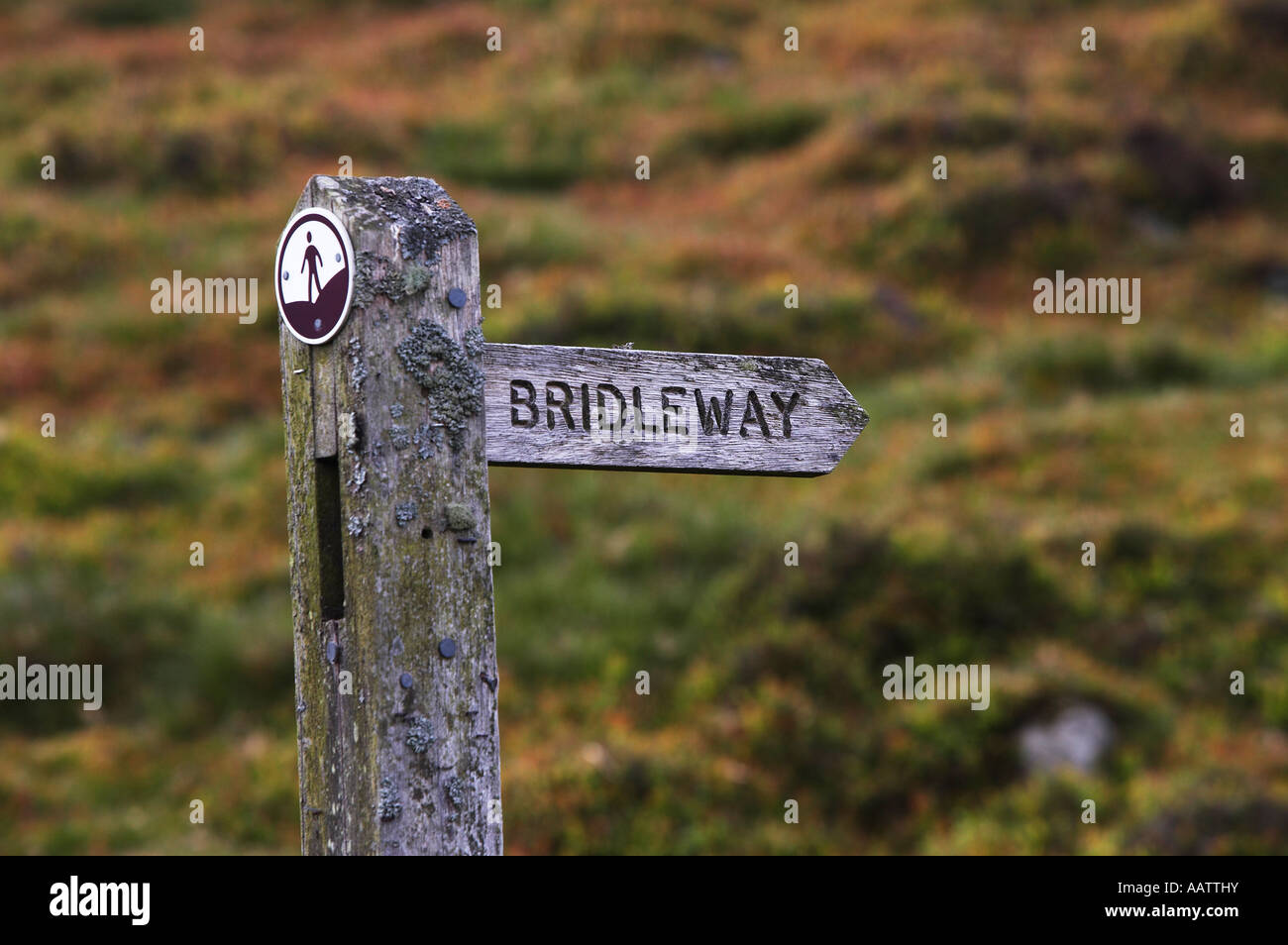 Yorkshire Dales Bridleway Sign Stock Photo - Alamy