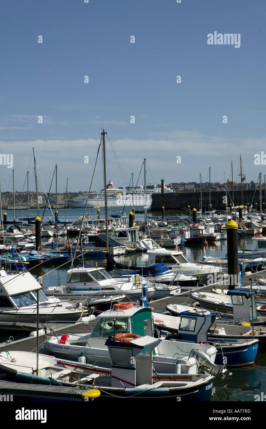 Marina at Port of Santurtzi Pais Vasco (Basque Country) Spain Stock ...