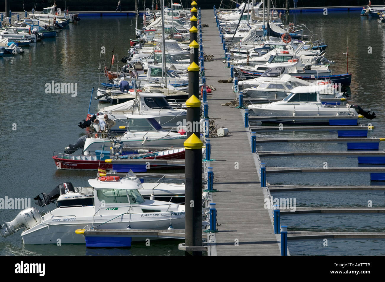 Marina at Port of Santurtzi Pais Vasco Basque Country Spain Stock Photo ...