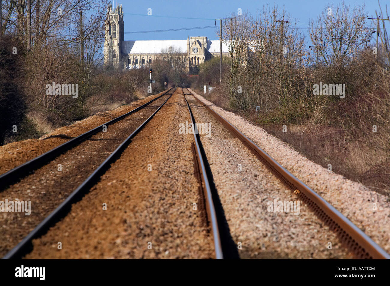 Beverley railway line tracks hi-res stock photography and images - Alamy
