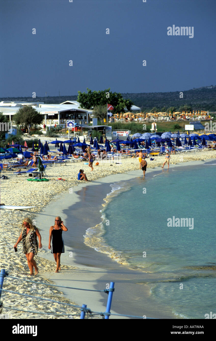 Nisii Beach Cyprus Mediterranean Stock Photo - Alamy