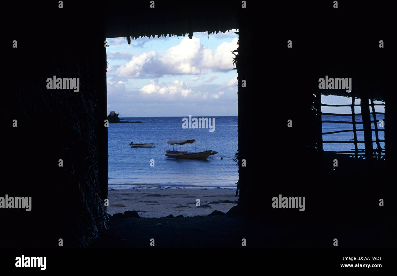 Boats on sea Comoros Islands Indian Ocean Stock Photo - Alamy