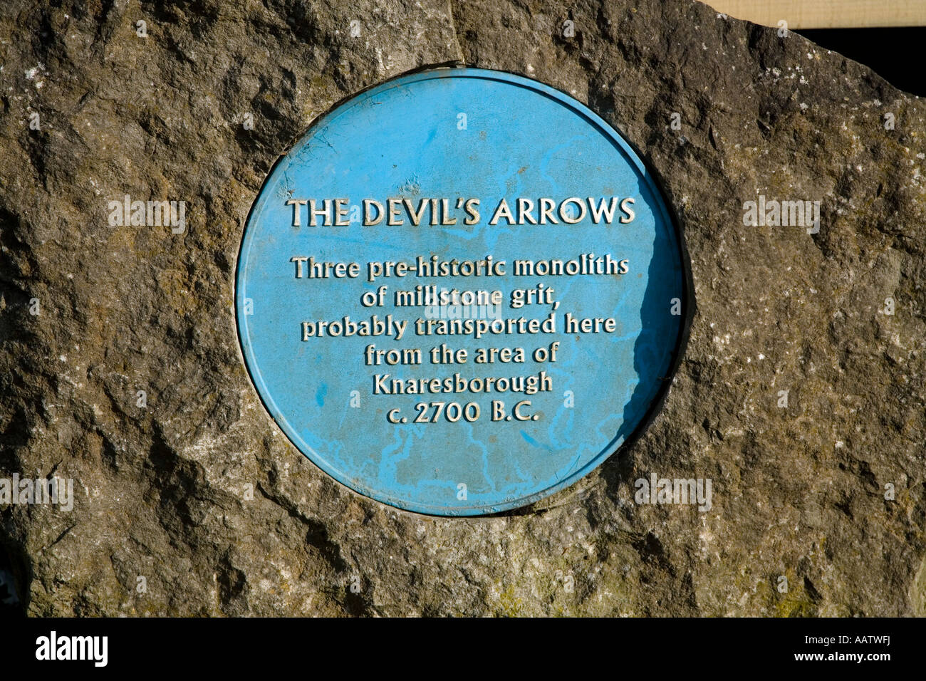 Devils arrows boroughbridge north yorkshire hi-res stock photography ...